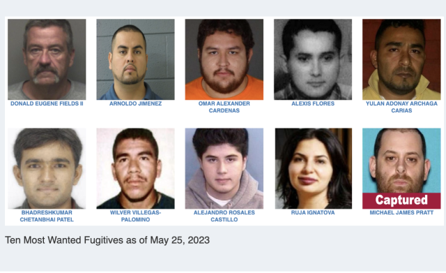 FBI Increases Ten Most Wanted Fugitives Reward - LAWS.com